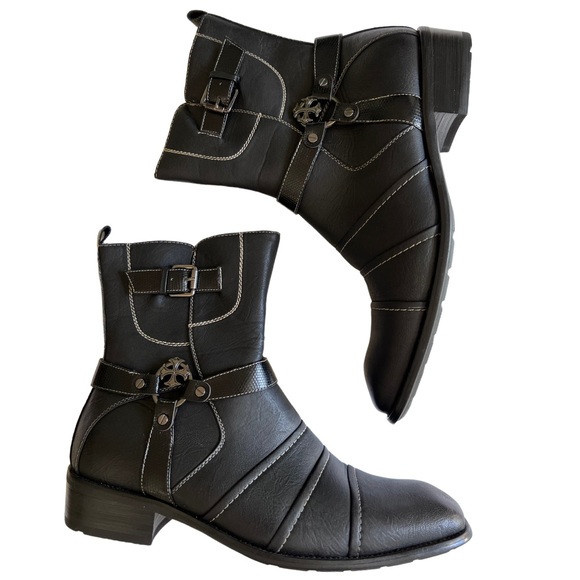 Delli Aldo | Shoes | Delli Aldo Black Classic Rocker Boots New | Poshmark